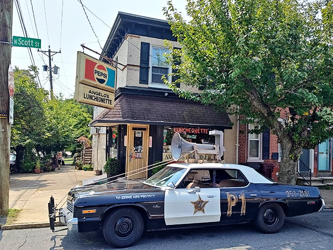Step into a time machine disguised as a diner! Angelo's Luncheonette's vintage charm will transport you faster than Doc Brown's DeLorean.