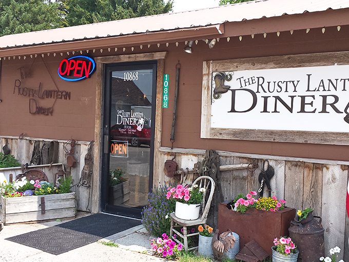 Step back in time at the Rusty Lantern Diner, where vintage charm meets modern comfort food cravings. It's like a Norman Rockwell painting come to life!