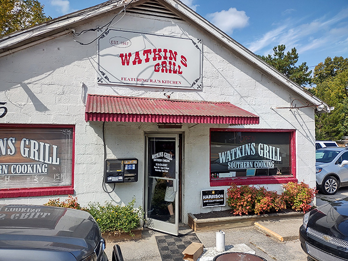 A slice of Americana, served with a side of Southern charm. Watkins Grill's unassuming exterior belies the culinary treasures waiting inside this Raleigh institution.
