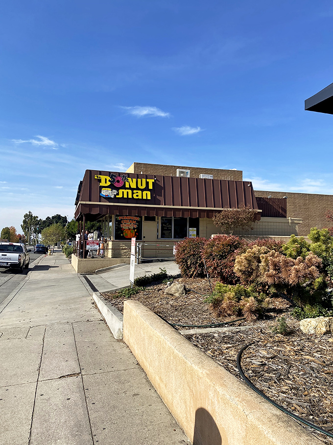Welcome to donut paradise! The Donut Man's unassuming exterior hides a world of sweet wonders, proving you should never judge a book by its cover &ndash; or a donut shop by its awning.