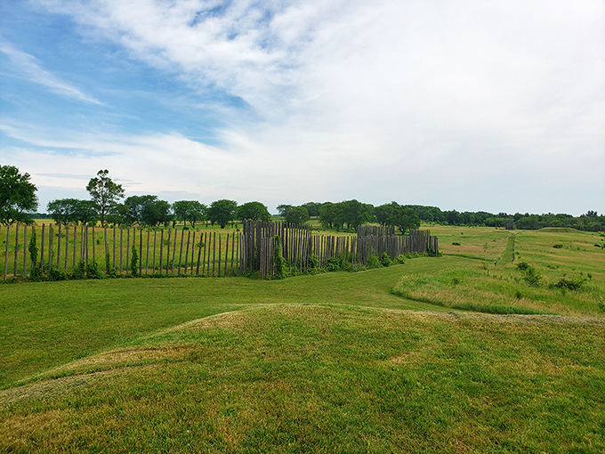 Ancient Midwest Mysteries: Aztalan's mounds rise like nature's stairway to the past. Who needs a DeLorean when you've got these grassy time machines?