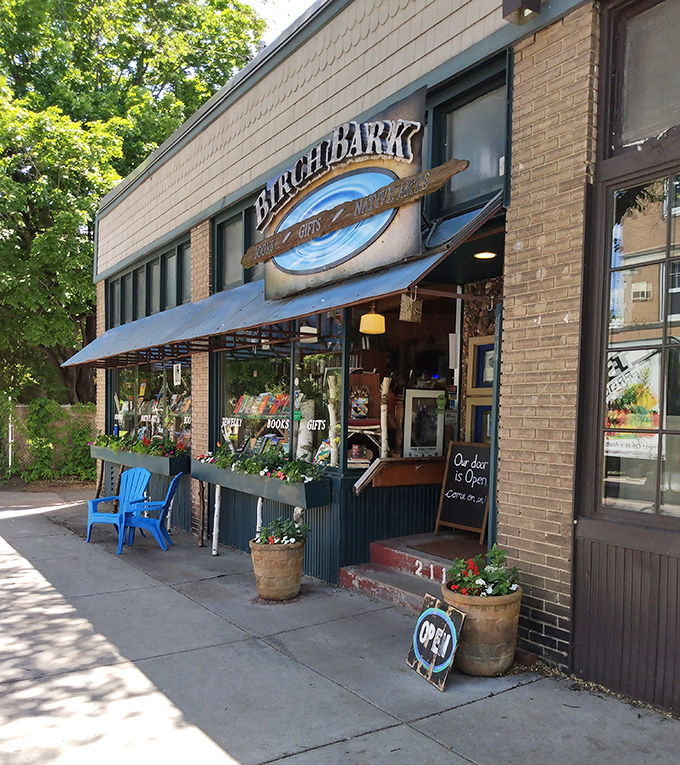 A literary oasis in the urban jungle! Birchbark Books & Native Arts beckons with its charming storefront, promising adventures between the pages and beyond.