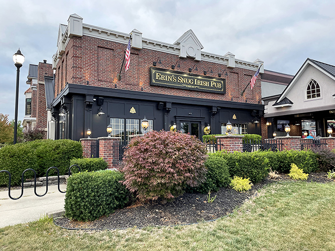 A slice of Ireland in the heart of Wisconsin! Erin's Snug Irish Pub's brick facade and charming clock tower transport you faster than you can say "top o' the morning."
