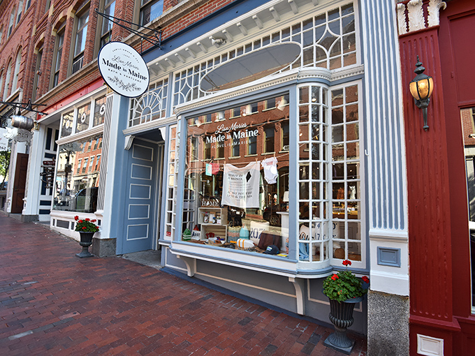 Step into a world where Maine's creativity comes alive! This charming storefront is like a siren call to anyone with a penchant for all things quaint and lovely.