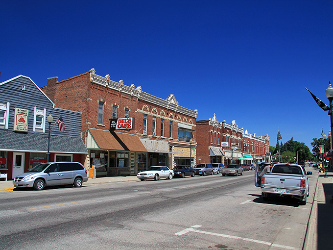 Main Street magic! St. Charles' downtown could be a time machine, whisking you back to simpler days with its charming brick facades and classic Americana vibe.