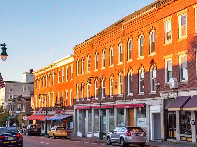 Rockland's Main Street: Where history meets hipster. These brick beauties have seen more drama than a season of Downton Abbey, but now they're living their best life as charming shops and cafes.