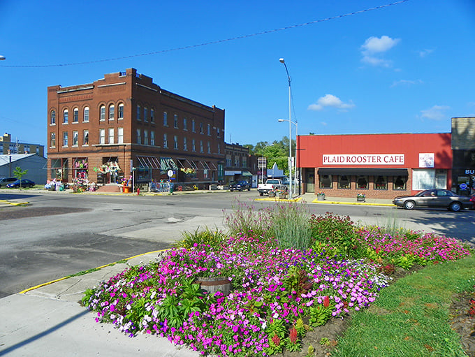 Stroll through time on Petersburg's Main Street, where history and charm blend like a perfectly mixed Old Fashioned. Flower power meets brick-and-mortar nostalgia!