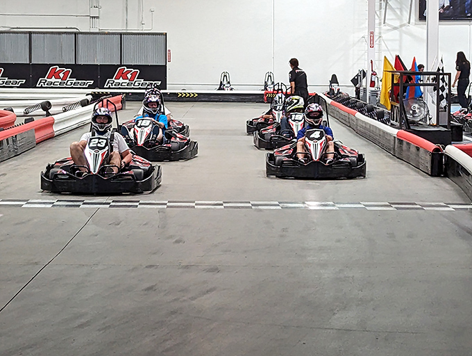 Ready, set, go-kart! These sleek machines are primed for action, just waiting to unleash your inner speed demon.