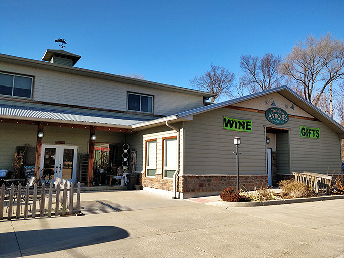 Step into a time machine disguised as a charming country store! Clarks Run Antiques beckons with promises of vintage treasures and local wines.