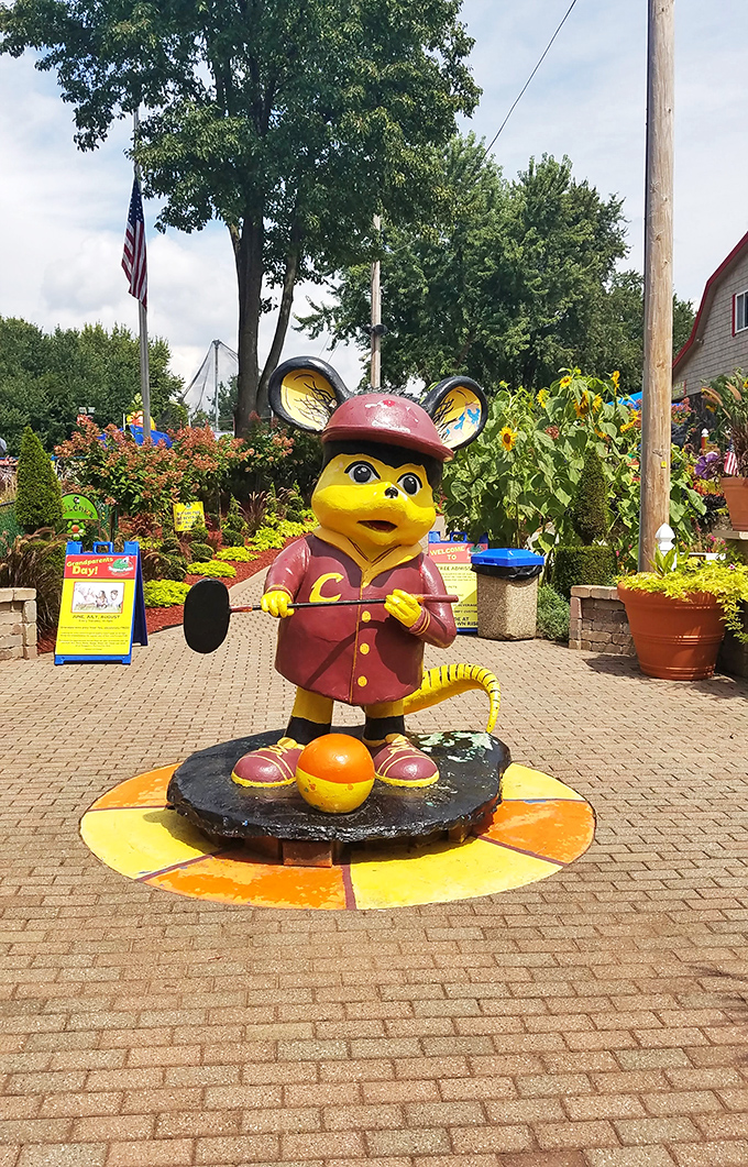 Welcome to Sluggers & Putters, where childhood dreams come to life! This colorful wonderland is like a real-life Candy Land board, minus the sugar crash.