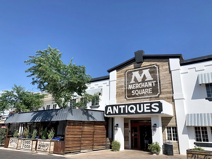 Welcome to Merchant Square, where nostalgia meets retail therapy! This sprawling antique paradise is like a time machine with a parking lot.