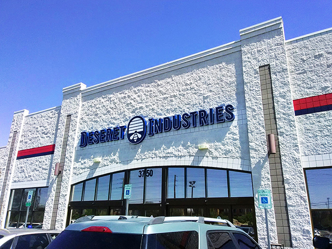 "Bargain hunters, prepare for paradise! This unassuming exterior hides a treasure trove that would make Indiana Jones jealous."