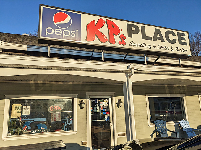 Welcome to KP's Place: Where fried chicken dreams come true and seafood fantasies set sail. This cozy spot in Auburn, Maine is a treasure trove of comfort food delights.