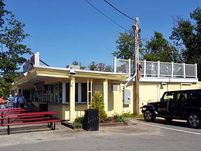 Welcome to the Goldenrod, where nostalgia meets flavor! This unassuming yellow building houses some of New Hampshire's most legendary fried chicken.