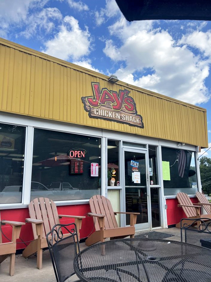 Welcome to chicken paradise! Jay's Chicken Shack may look unassuming, but don't let its humble exterior fool you - culinary magic happens inside these walls.
