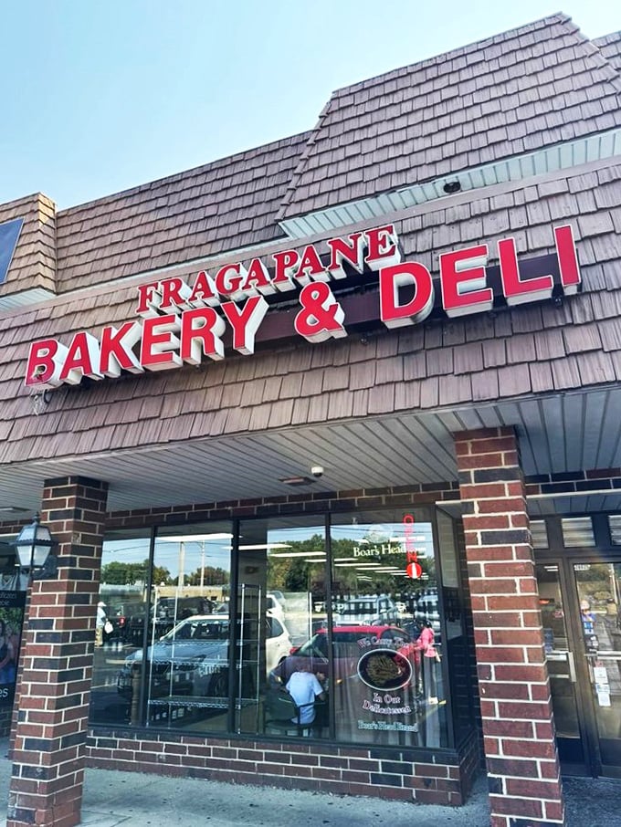 Welcome to carb heaven! Fragapane Bakeries' exterior might be modest, but inside lies a treasure trove of sugary delights that'll make your sweet tooth sing.