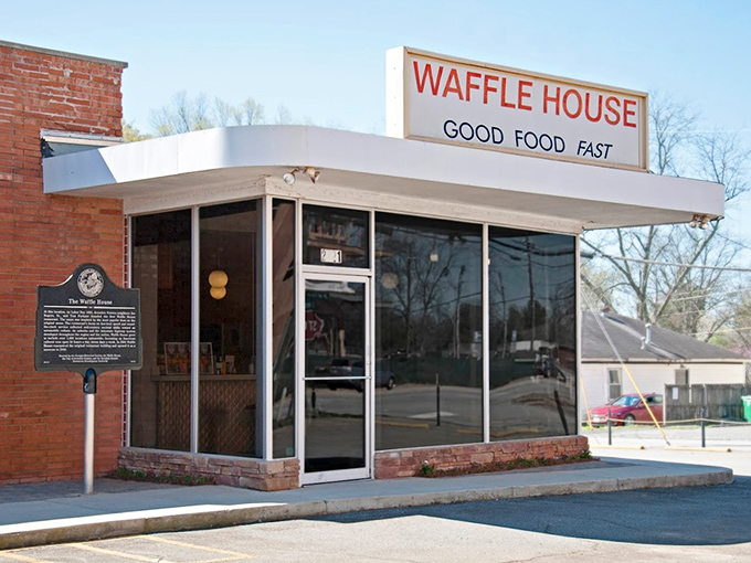 This is where comfort food meets community &ndash; Waffle House, where the waffles are warm, and the smiles are even warmer.
