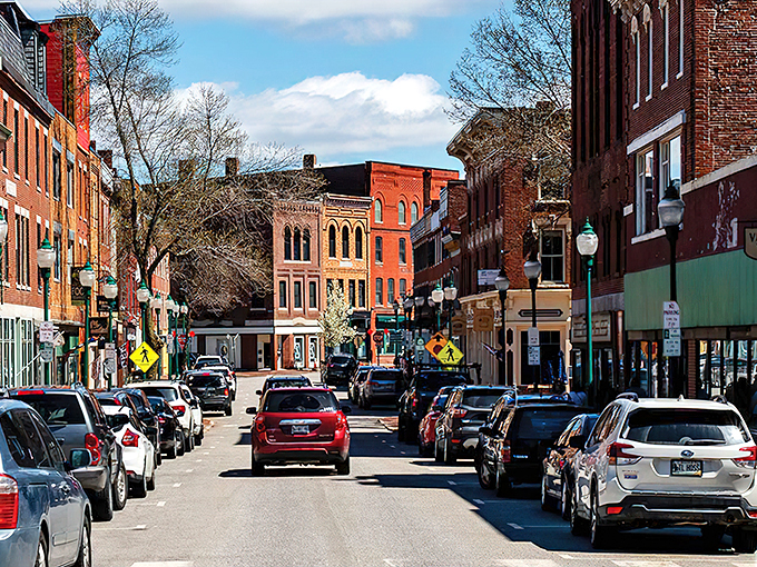 Brick by brick, charm by charm: Gardiner's main street is like a Norman Rockwell painting come to life, with a dash of modern-day hustle and bustle.