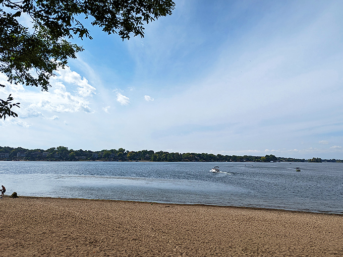 Sun-kissed sands and shimmering waters - Sand Point Beach Park is Minnesota's answer to the French Riviera, minus the attitude and plus the friendly Midwestern charm.