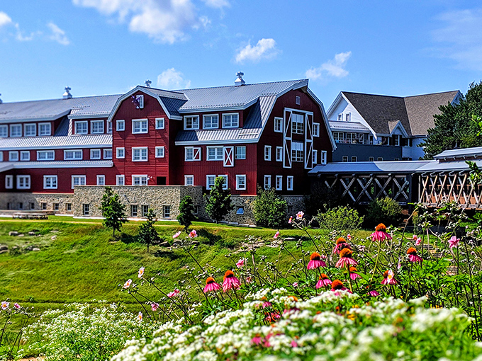 Flowers blooming, red barns gleaming - it's like someone sprinkled Silicon Valley pixie dust on a Wisconsin postcard.