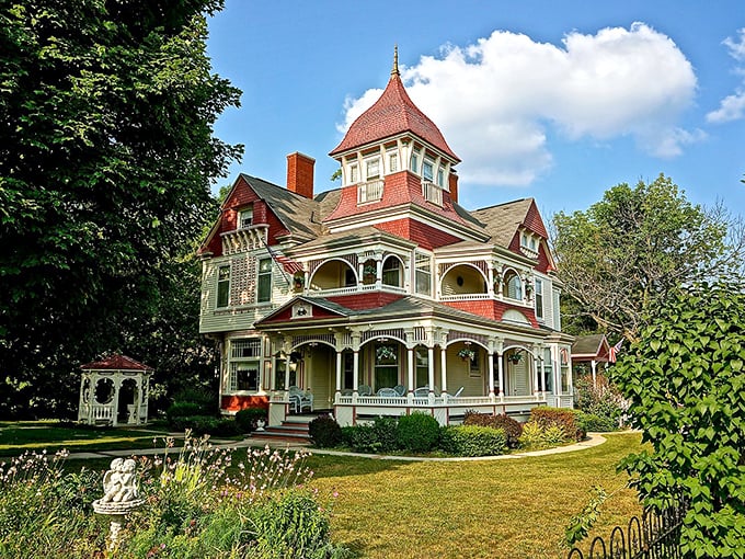 Welcome to the Grand Victorian, where time travel comes with complimentary Wi-Fi! This architectural confection looks ready to host a Downton Abbey garden party or your next Instagram photoshoot.