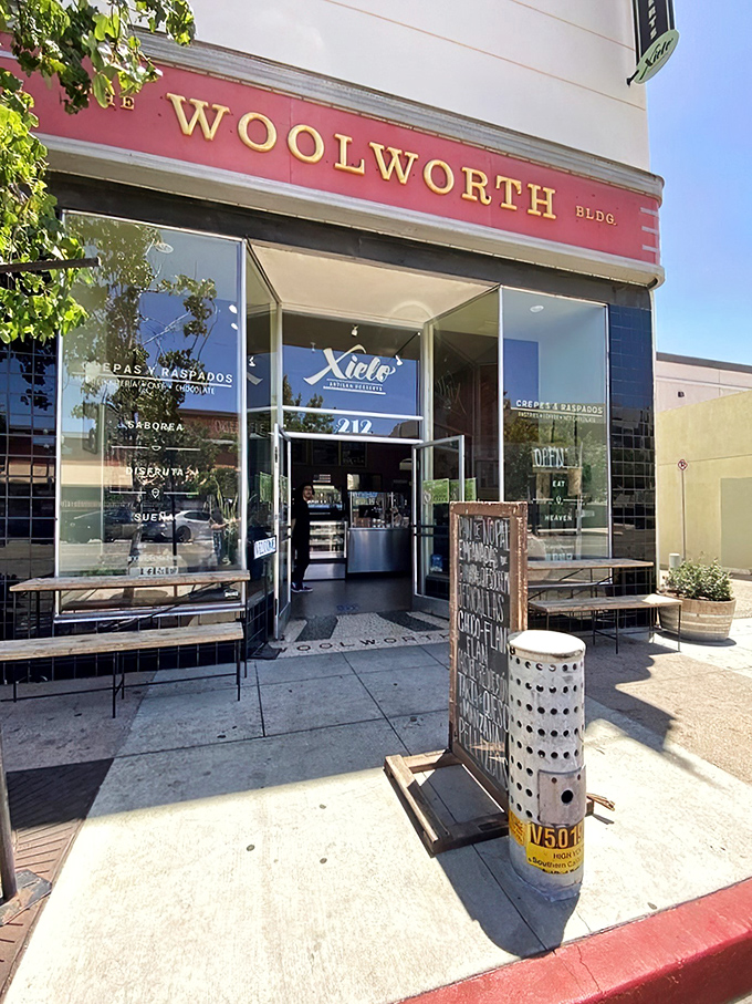 Welcome to Foodworthy heaven! Xielo's storefront beckons like a siren song, promising delectable treasures within. Who knew paradise had an address in Oxnard?