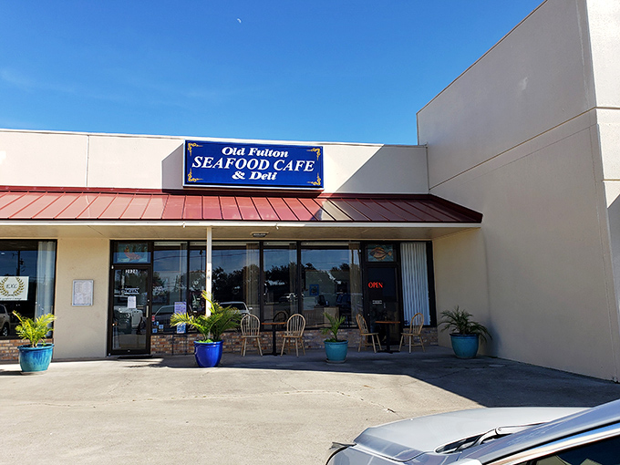 Unassuming exterior, extraordinary flavors! Old Fulton Seafood Cafe & Deli might not win any beauty pageants, but it's what's inside that counts.