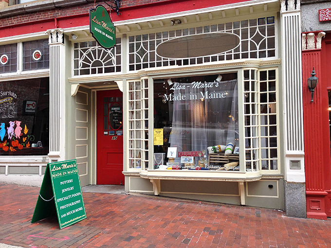 Step into a world where Maine's creativity comes alive! This charming storefront is like a siren call to anyone with a penchant for all things quaint and lovely.