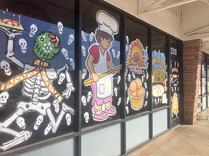 "Welcome to carb heaven!" La Purisima Bakery 2's storefront beckons with the promise of Mexican delights, like a siren call for sweet-toothed sailors.