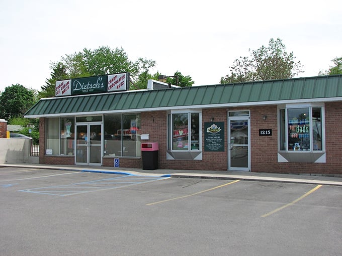 Welcome to Dietsch Brothers, where the green awning beckons like a sweet siren song. This unassuming storefront holds more magic than Willy Wonka's factory!