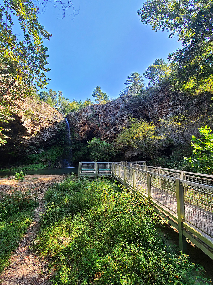 Nature's own water park! This cascading wonder at Natural Falls State Park puts any man-made slide to shame.