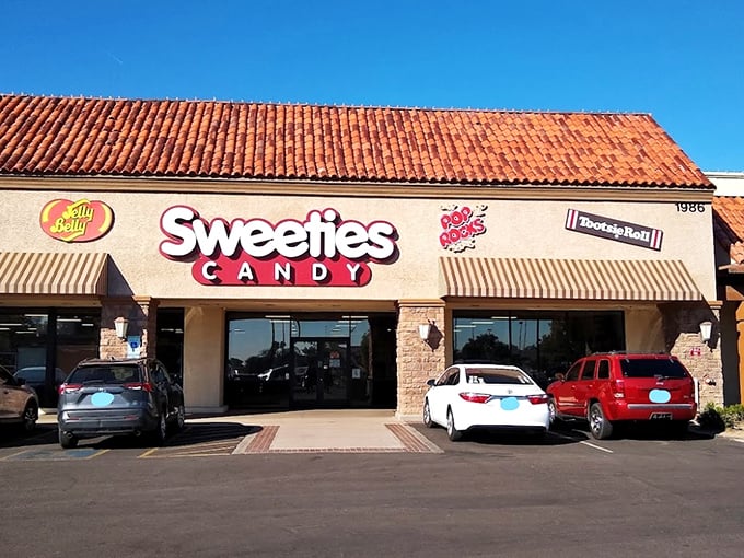 Sweeties Candy: Where dreams come wrapped in cellophane! This unassuming storefront hides a wonderland that would make Willy Wonka jealous.