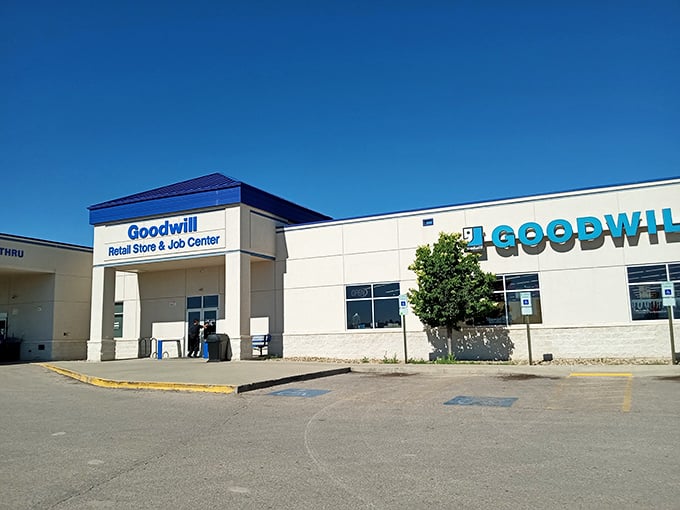 Welcome to the treasure trove! This Goodwill isn't just a store; it's a portal to countless adventures waiting to be discovered.