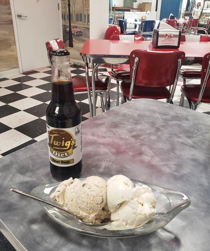 Two scoops of happiness, coming right up! This Twig's and ice cream combo is the ultimate Wisconsin comfort food.