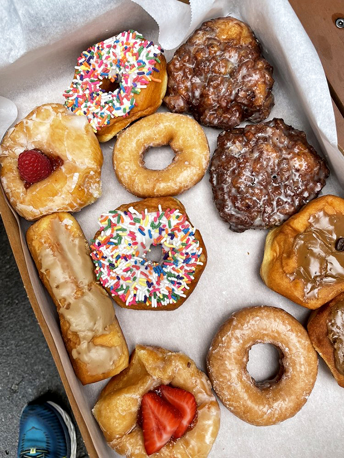 Apple fritters: Where 'an apple a day' meets 'treat yourself'. Doctor's orders never tasted so good!