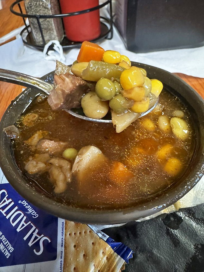 Soup's on! This hearty beef vegetable concoction looks like it could warm even the chilliest Yooper winter night.