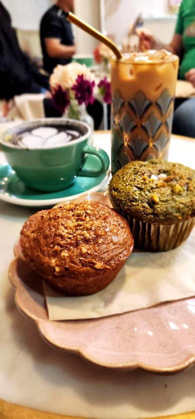Blue-tiful and berry delicious! This blueberry poppyseed muffin is what happens when a health food and an indulgence have a really cute baby.