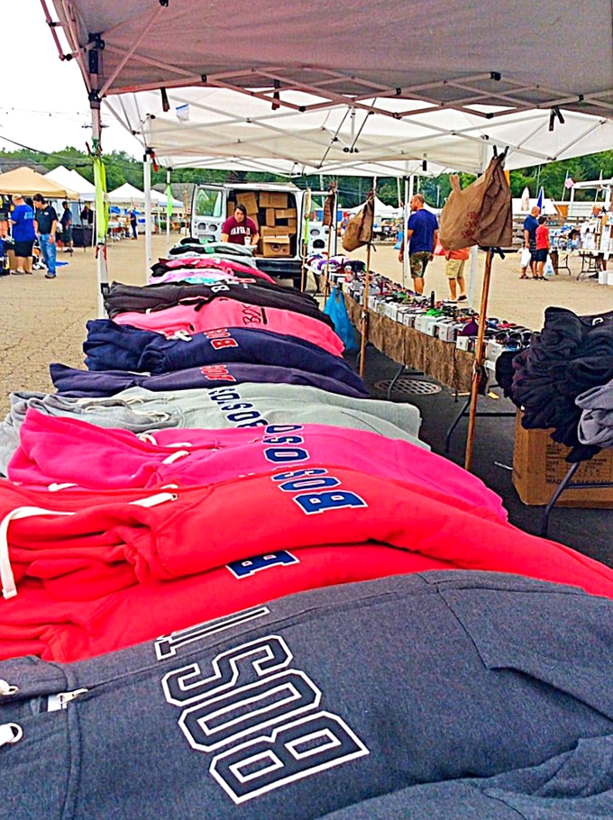 Beantown pride on full display! These cozy sweatshirts let you wear your heart on your sleeve... and your city across your chest.