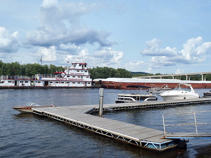 Dock of the bay, Wabasha-style: A perfect spot for contemplating life's big questions, like "Should I go fishing or take a nap?"