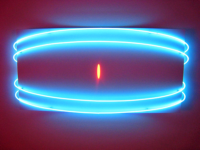 Eye see what they did there! This mesmerizing neon creation is a real pupil-pleaser. Don't blink, or you might miss it!