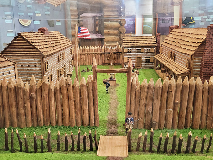 It's a small world after all! This miniature fort brings history down to size, no shrink ray required.