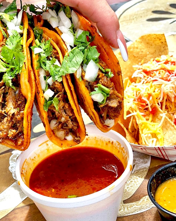 Holy guacamole! These quesabirria tacos are a cheesy, meaty masterpiece that'll make your Instagram followers drool.