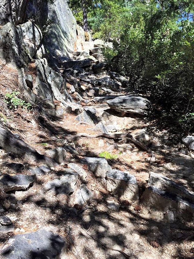 Nature's own obstacle course: part rock climbing challenge, part Zen garden. Just don't expect to rake these pebbles into neat patterns.