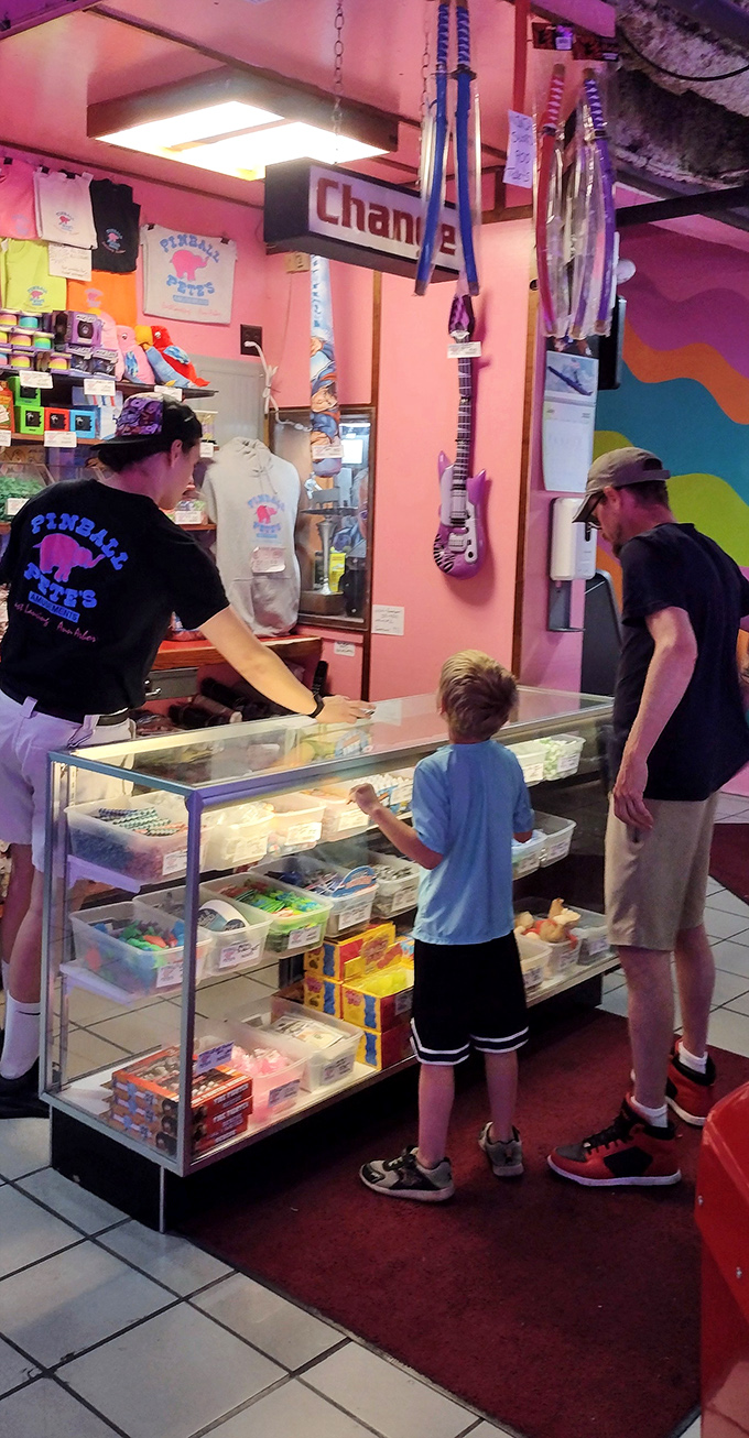 The unsung heroes of arcade bliss. These folks keep the games running smoother than a well-oiled pinball flipper.