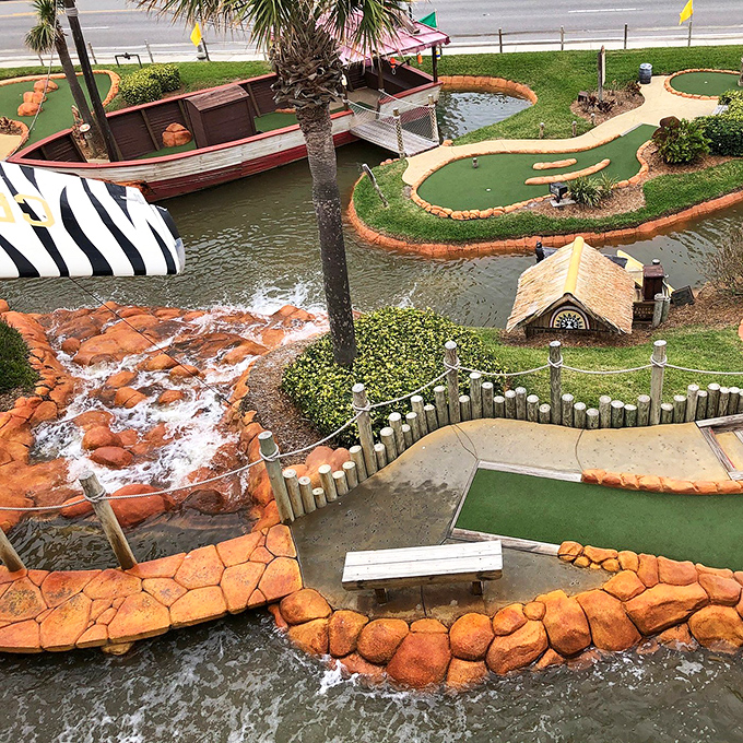 It's like Mother Nature and Tiger Woods had a baby &ndash; and it's this gorgeously green mini-golf masterpiece!
