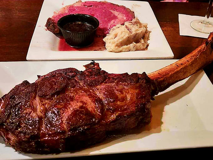 The Tomahawk: part steak, part medieval weapon. It's so impressive, you'll want to mount it on your wall instead of eating it.