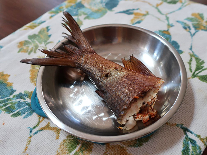 The tail end of deliciousness! This whitefish tail is the seafood equivalent of getting the corner piece of a birthday cake.