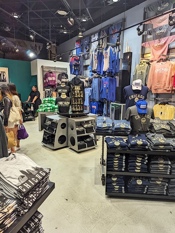 Dress like you're part of the Chicago skyline with this colorful array of city-themed apparel. It's fashion meets architecture!