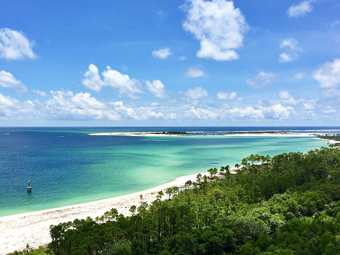 Beach, please! This slice of paradise is more inviting than an all-you-can-eat buffet on a cruise ship.