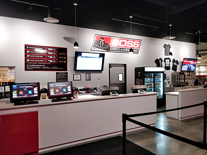 Your first stop on the road to racing glory. This counter is where speed demons earn their stripes.